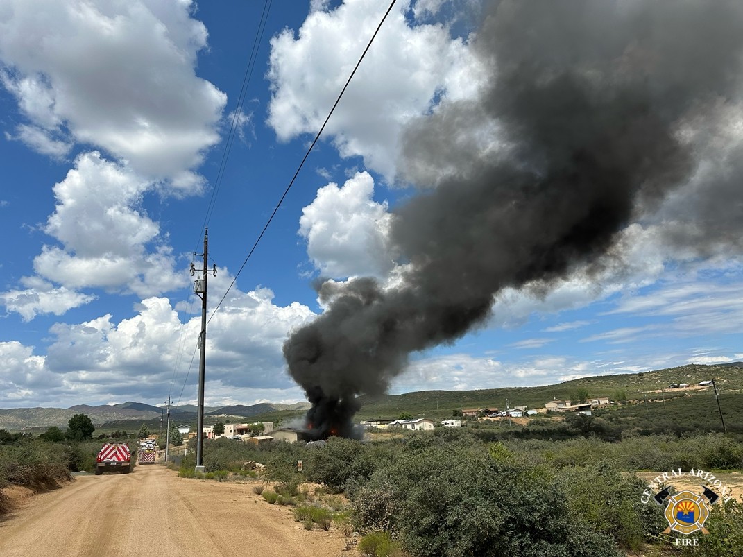 CAFMA Achieves Quick Extinguishment of Dewey House Fire - Prescott eNews