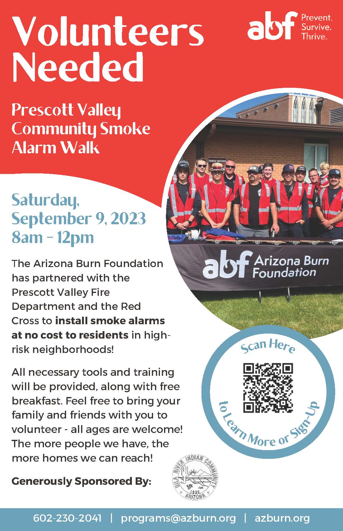 CAFMA Recruiting Community Smoke Alarm Walk Volunteers - Prescott eNews