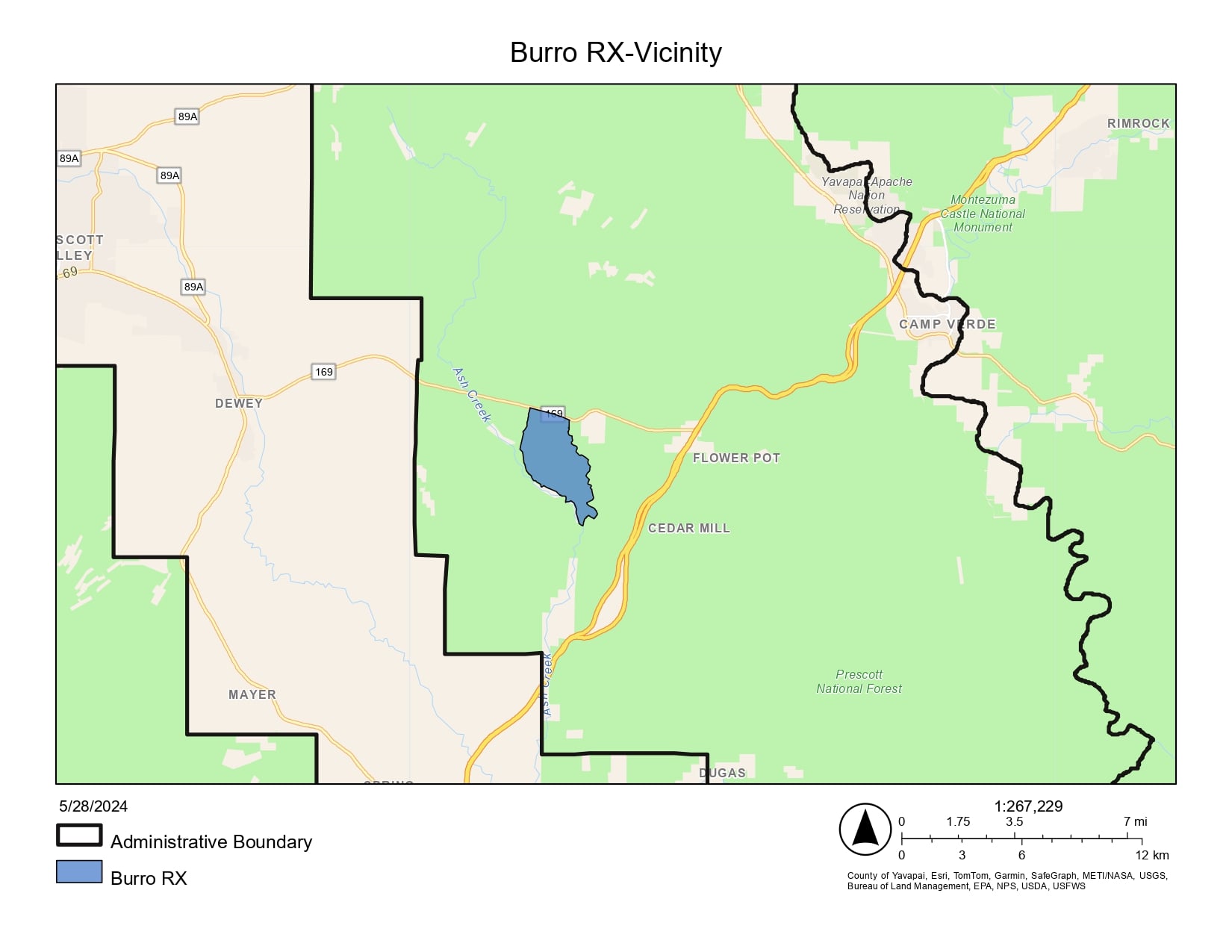 Burro Prescribed Fire planned Friday, May 31 if conditions allow, south ...