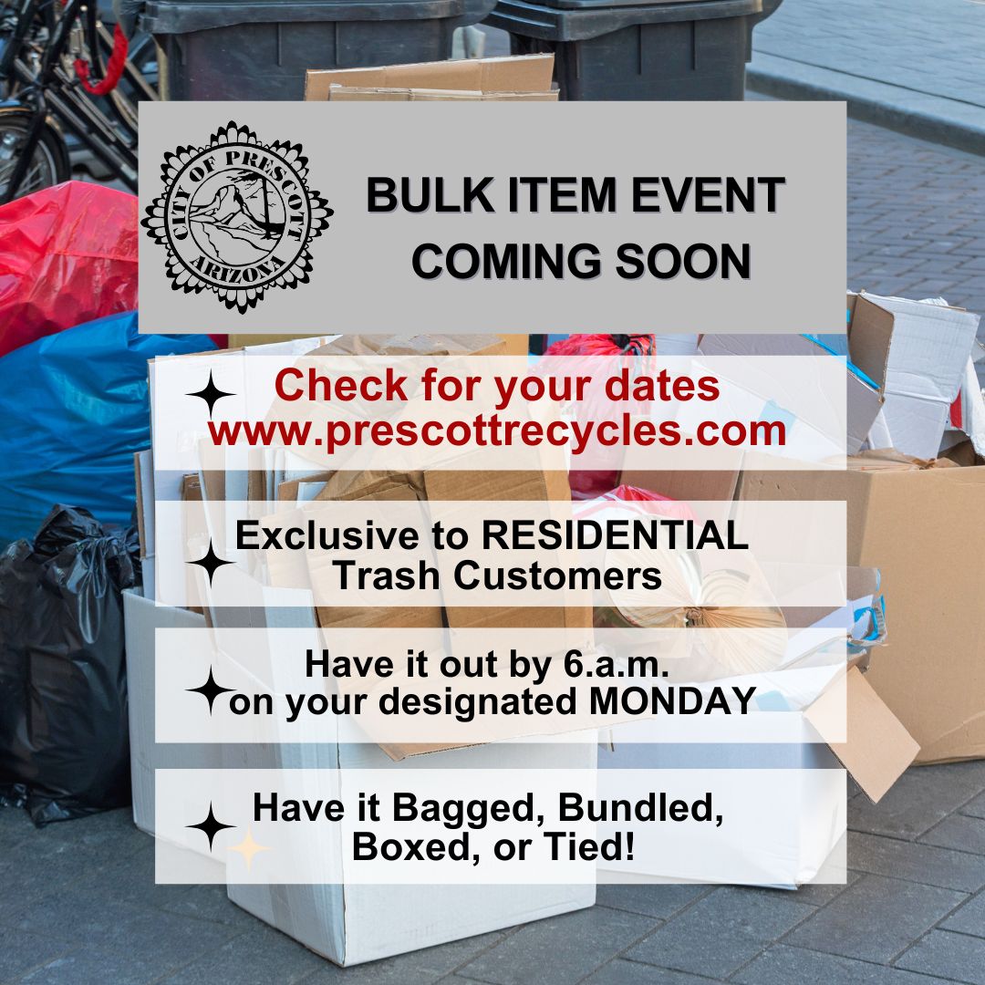 City of Prescott Solid Waste Division - Bulk Item Collection Event ...