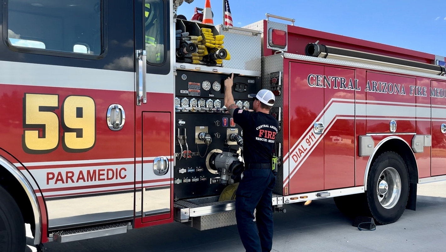 CAFMA Firefighters Quickly Contain Brush Fire Near East State Route 89A ...