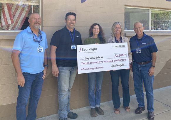 Sparklight® Awards $2,500 Grant to Skyview School in Prescott to ...