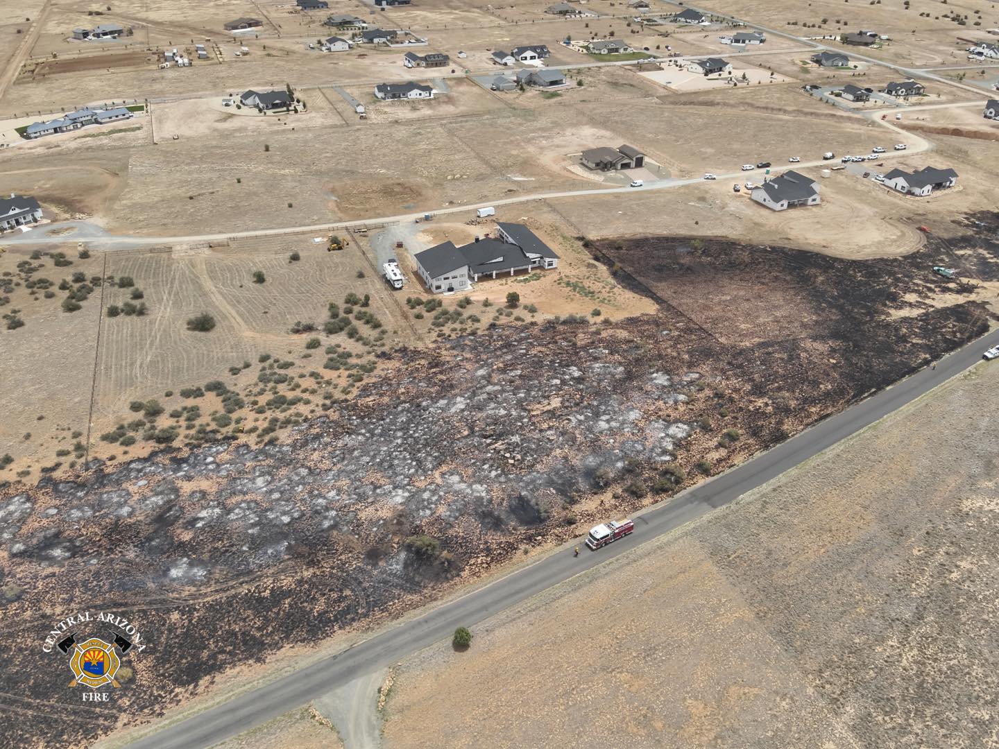 Wildland fire in the Saddleview/Prescott Ridge area of Prescott Valley ...