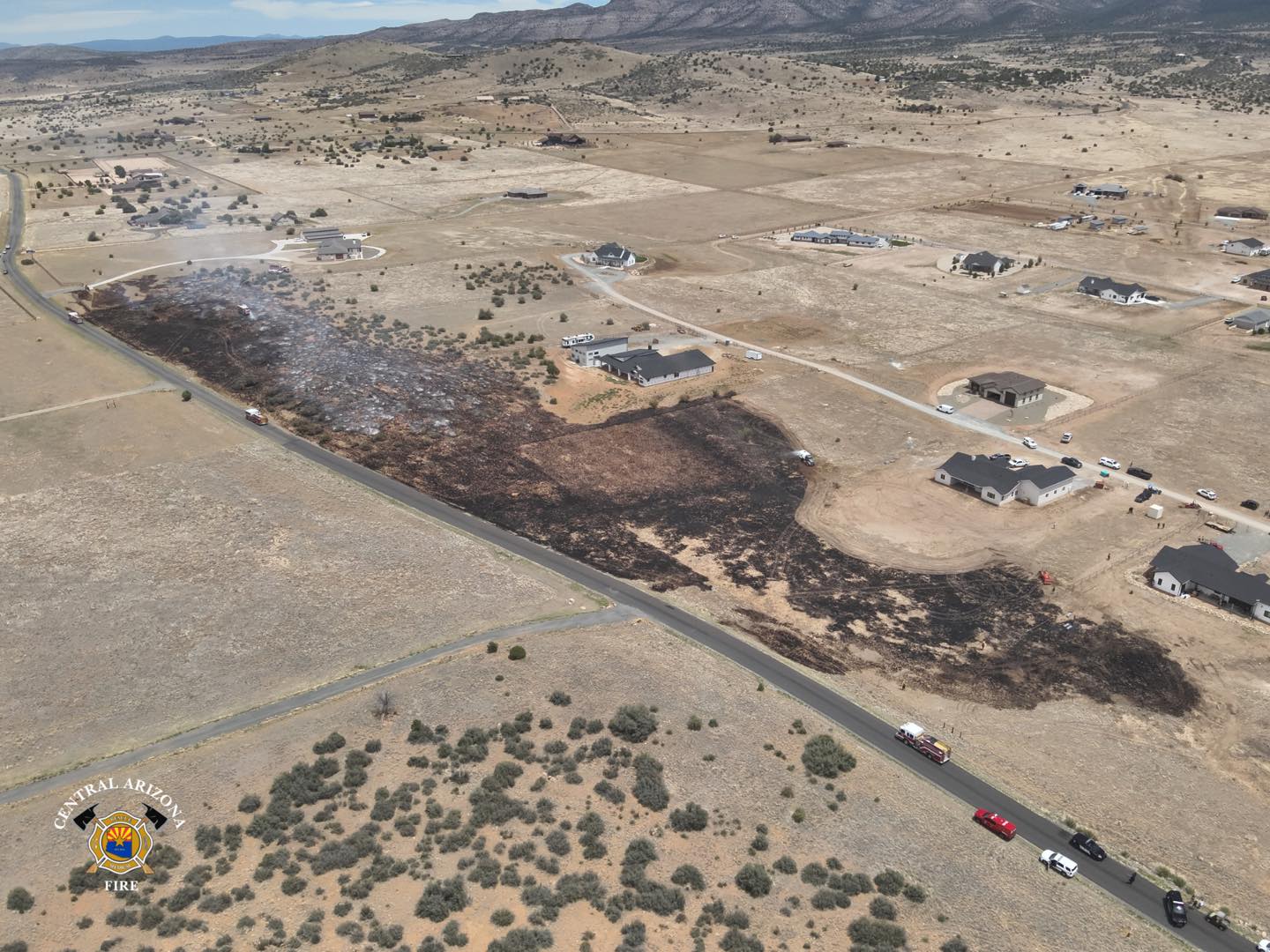 Wildland fire in the Saddleview/Prescott Ridge area of Prescott Valley ...